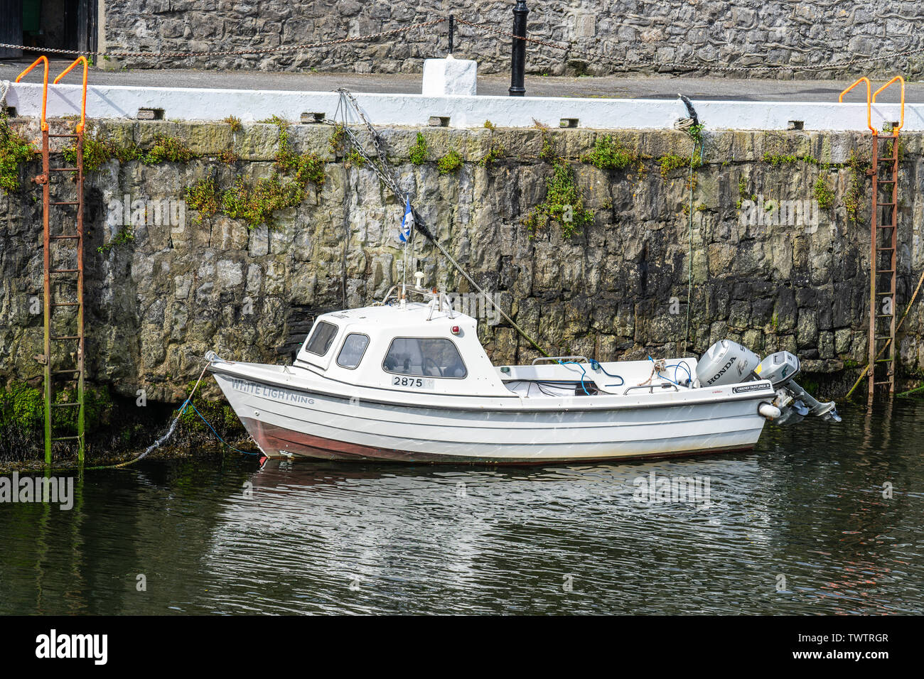 Castletown,Isle of Man, June 16, 2019. Castletown Harbour Stock Photo ...