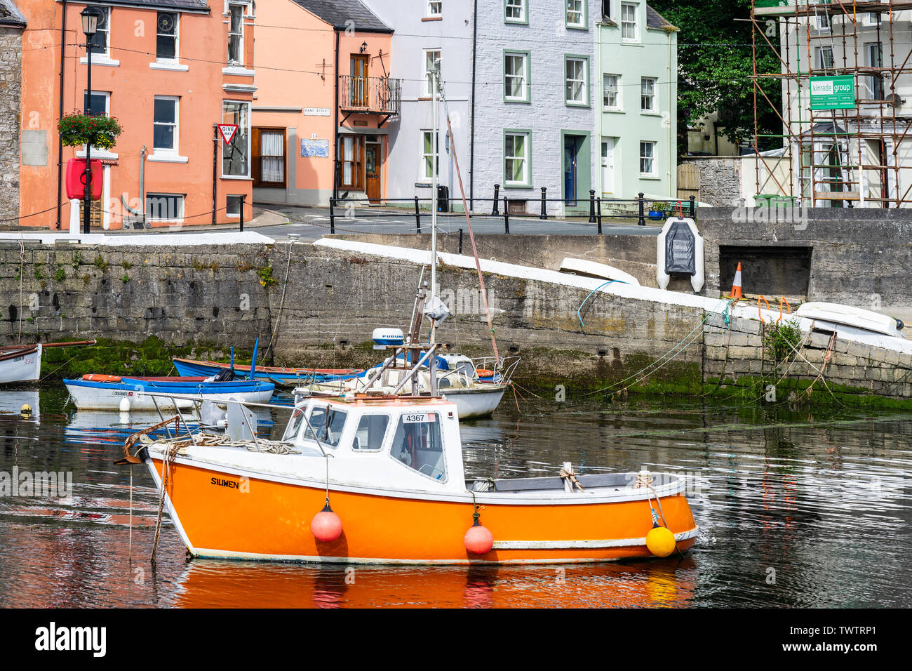 Castletown,Isle of Man, June 16, 2019. Castletown Harbour Stock Photo ...