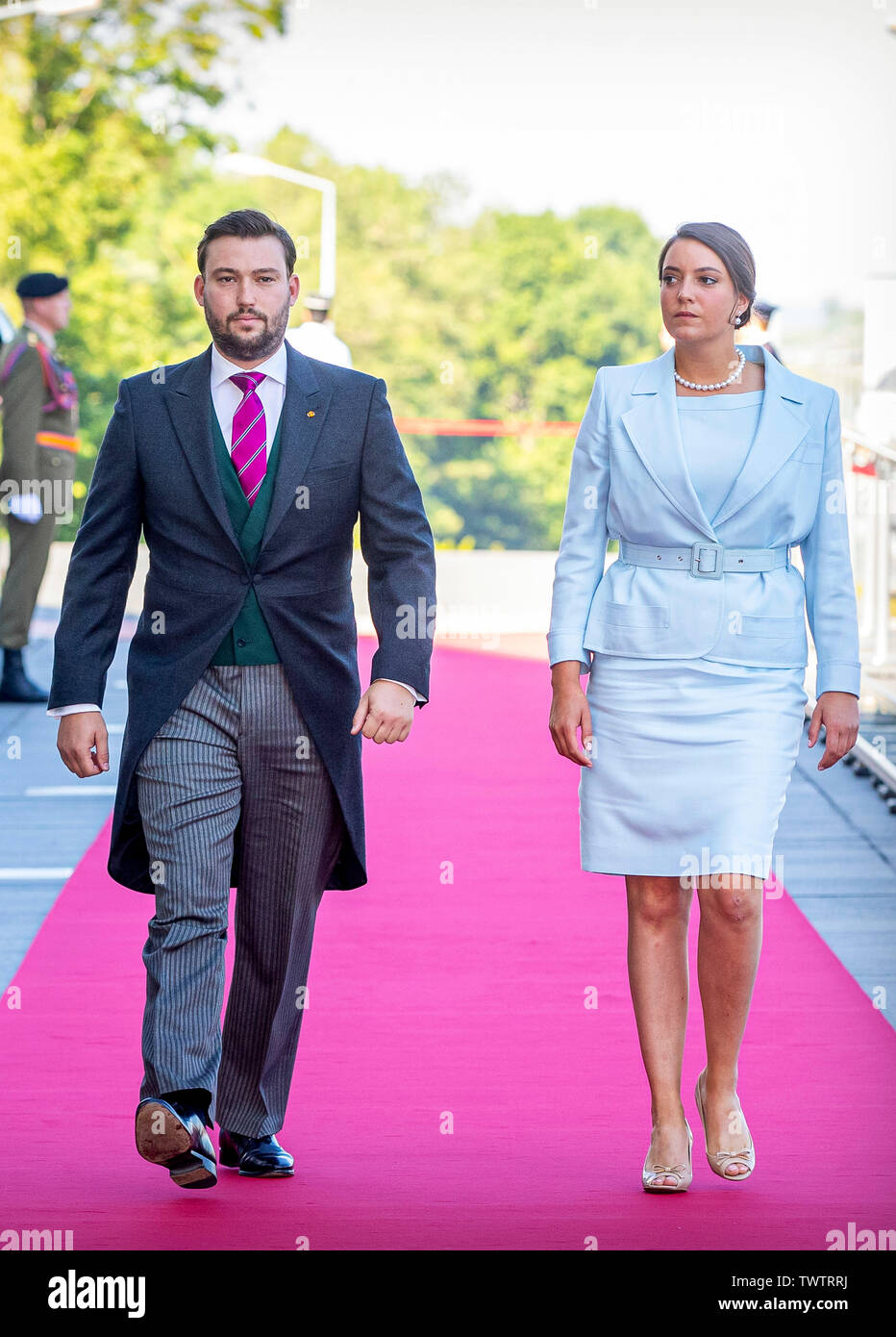 Luxembourg, Luxembourg. 23rd June, 2019. Prince Sebastien an Princess ...