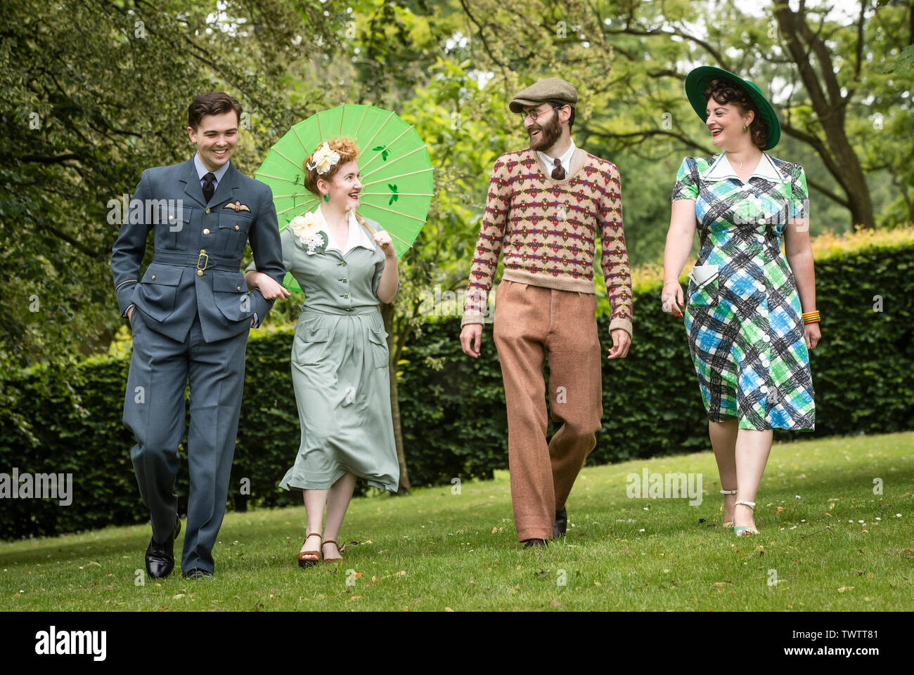 (left to right) Tom Power, Emma Louise, Ben Morgan and Paulette Gaber ...