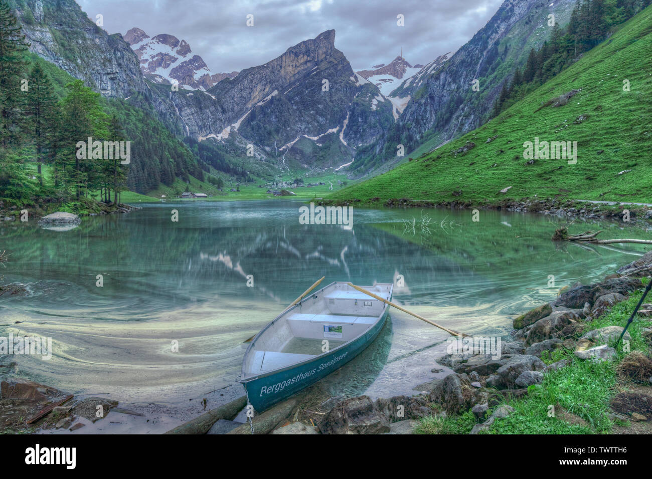 Seealpsee, Wasserauen, Appenzell Innerrhoden, Switzerland, Europe Stock ...