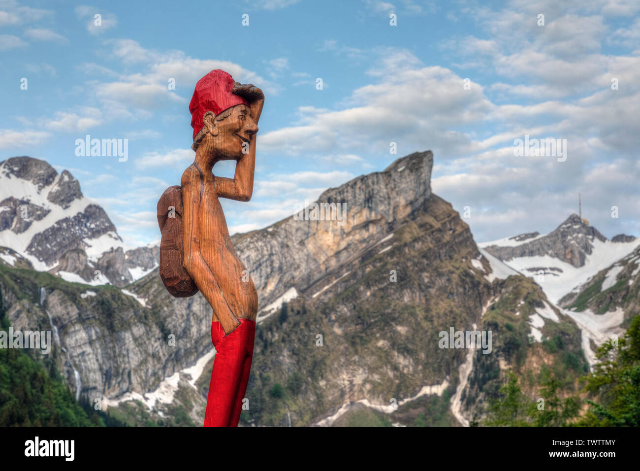 Seealpsee, Wasserauen, Appenzell Innerrhoden, Switzerland, Europe Stock ...