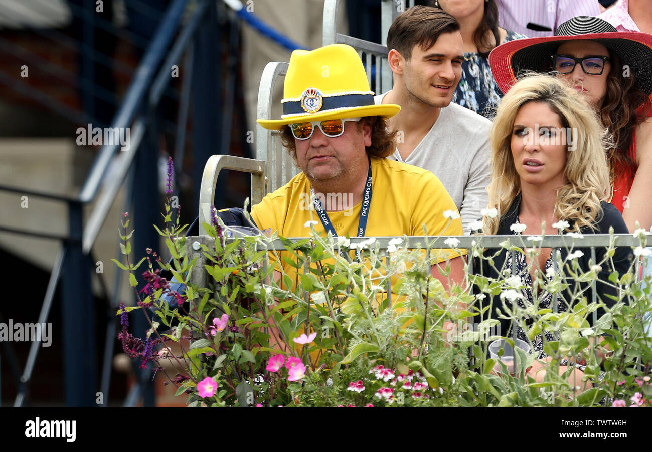 Spectators in the stands during day seven of the Fever-Tree ...