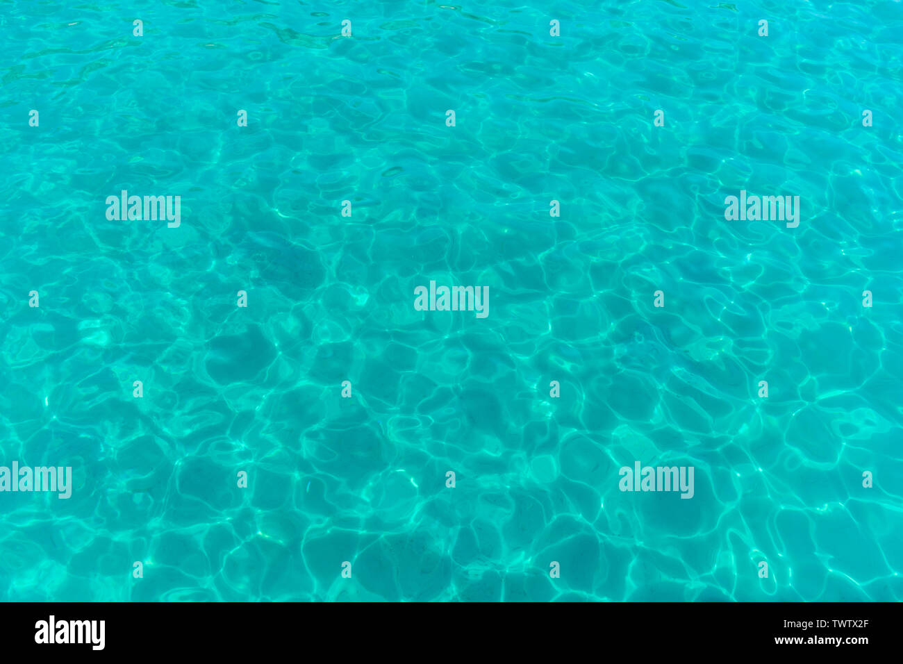 Simple summer shot of crystal clear turquoise sea water Stock Photo - Alamy