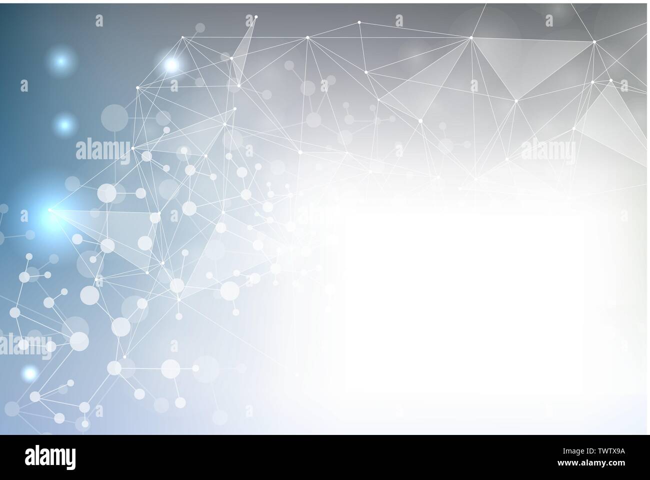 Big Data Visualization Background. Modern futuristic virtual abstract ...