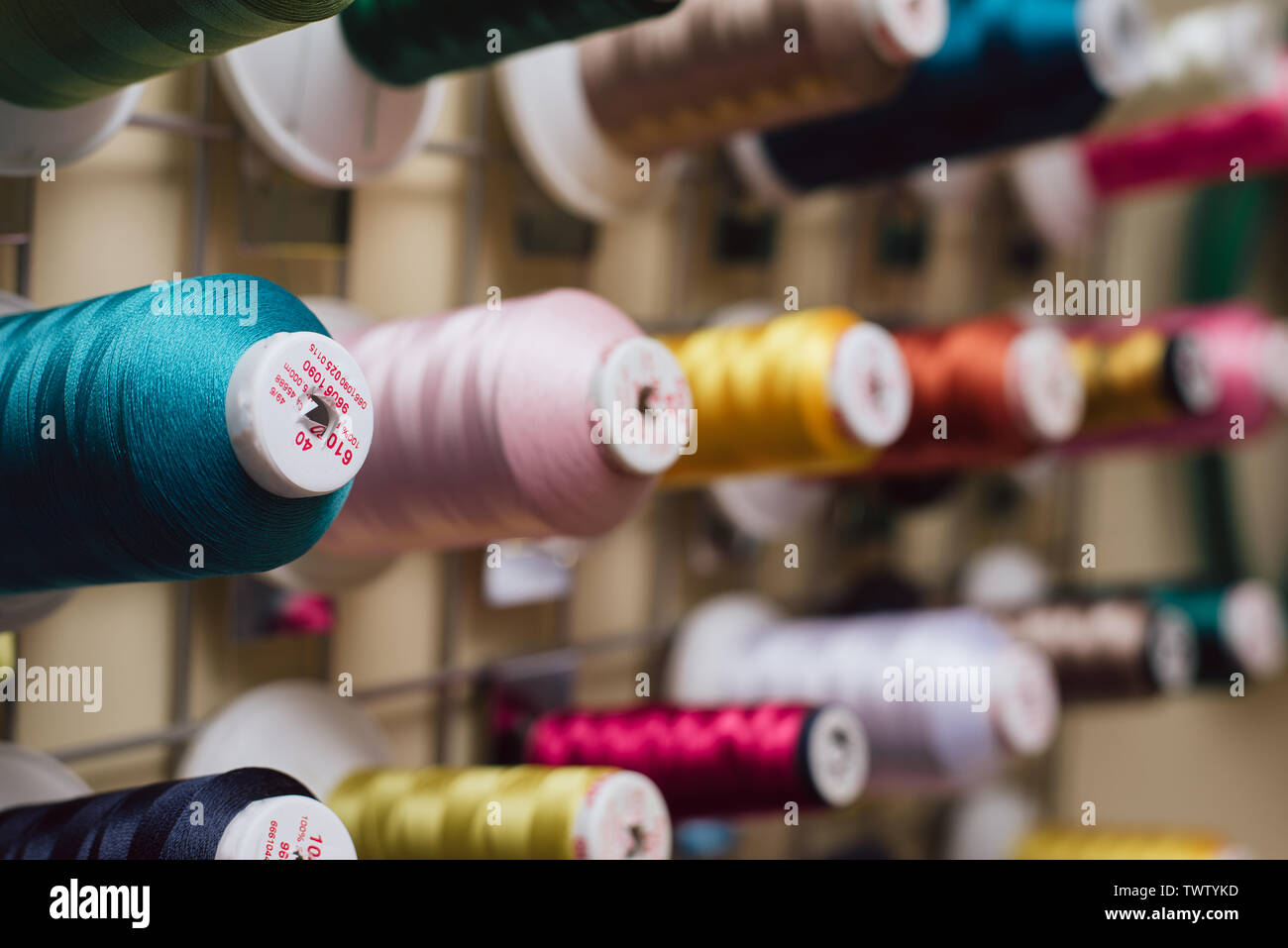 Sewing machine reels hi-res stock photography and images - Alamy