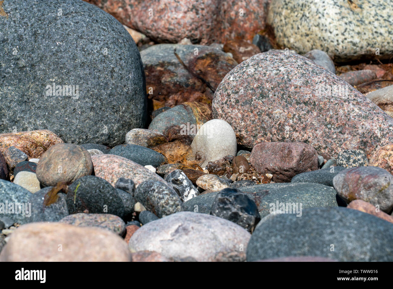 Multi coloured pebbles hi-res stock photography and images - Alamy