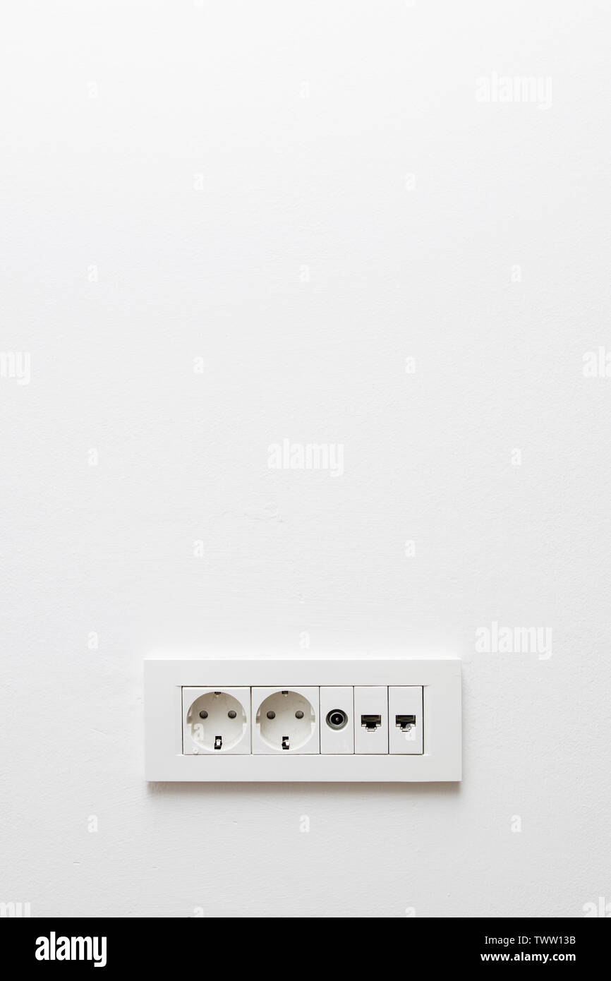 Network connection plugs hi-res stock photography and images - Alamy