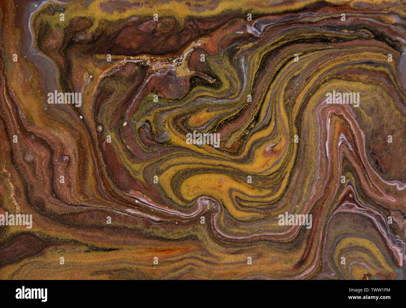 Brown and gold marbling pattern. Golden marble liquid texture Stock ...