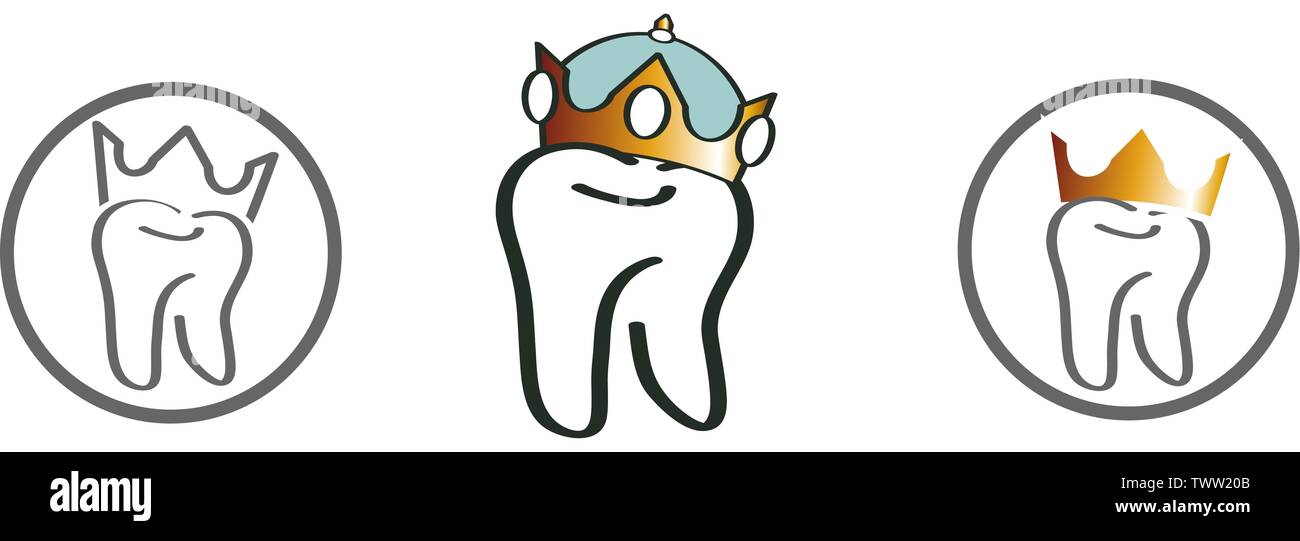 Gold tooth filling Stock Vector Images - Alamy