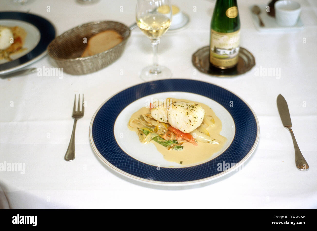 classical French cuisine gourmet restaurant Stock Photo - Alamy