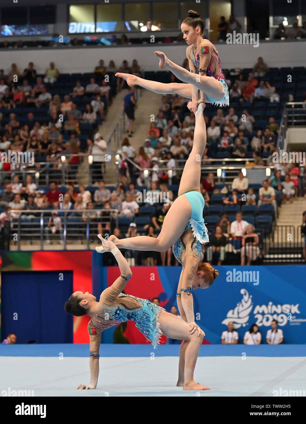 Minsk. Belarus. 23 June 2019. Barbara Da Silva Sequeira, Francisca ...