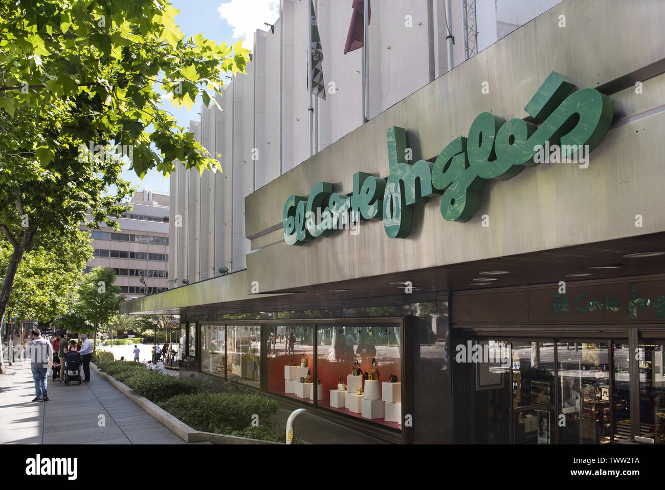 Spain. 25th May, 2019. Spanish biggest department store El Corte Inglés ...