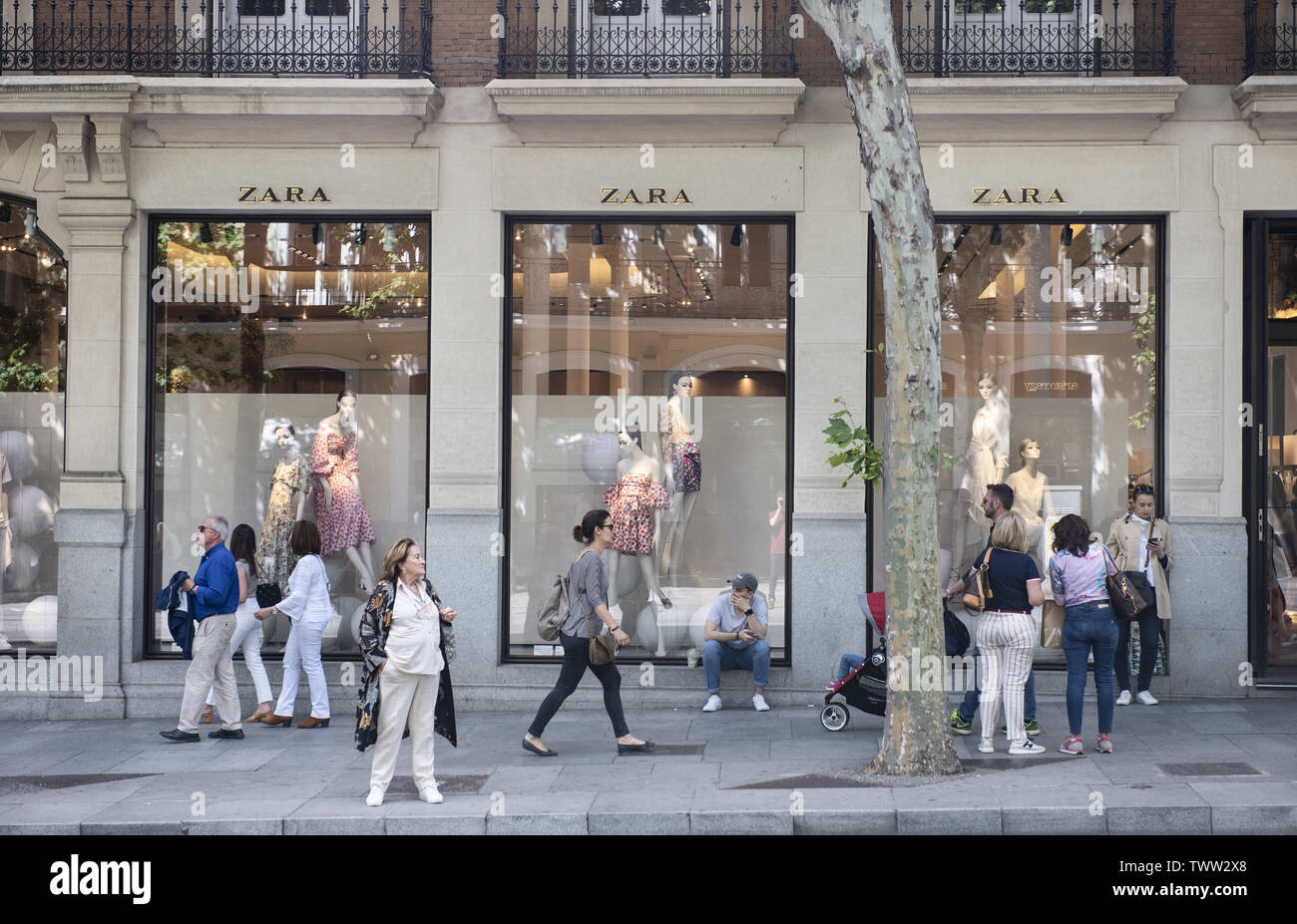 Spain. 25th May, 2019. Spanish multinational clothing design retail ...