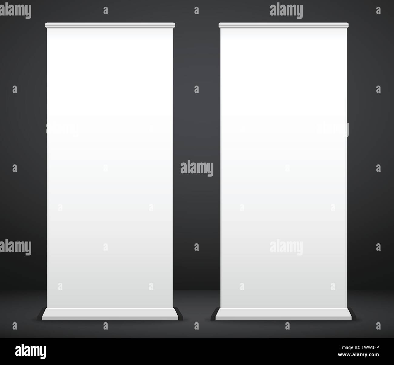 Roll up banner stand backdrop Beautiful abstract background Stock ...