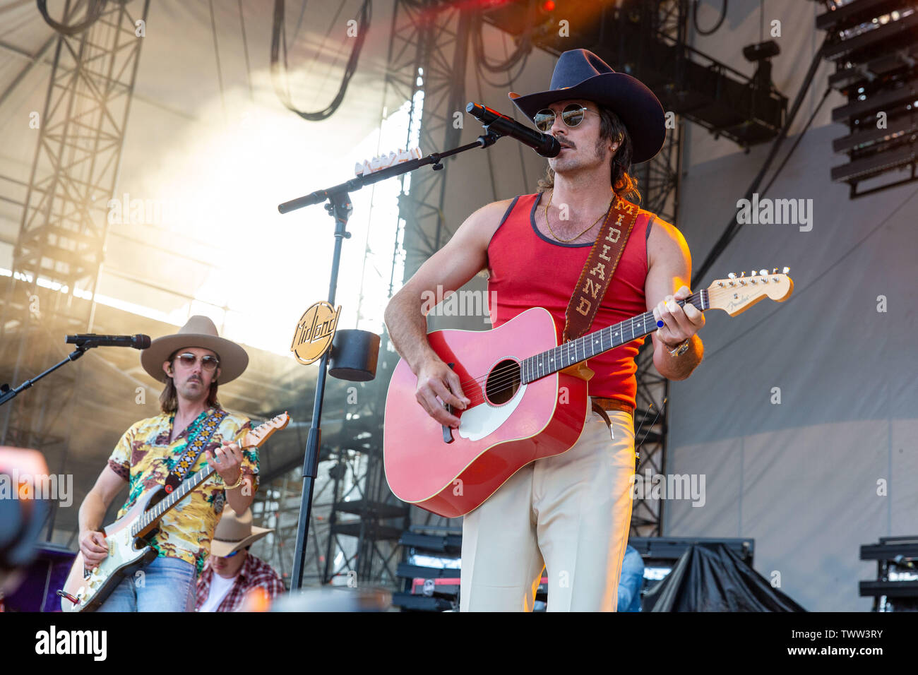 June 22, 2019 - Chicago, Illinois, U.S - JESS CARSON and MARK WYSTRACH ...