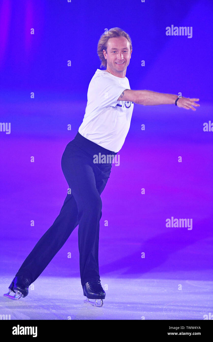 Hokkaido, Japan. Credit: MATSUO. 22nd June, 2019. Evgeni Plushenko ...