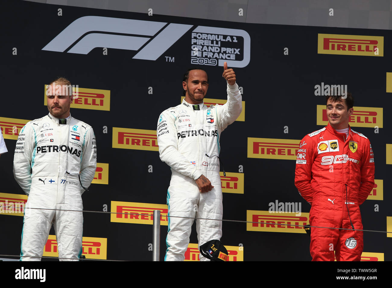 Le podium charles leclerc hi-res stock photography and images - Alamy