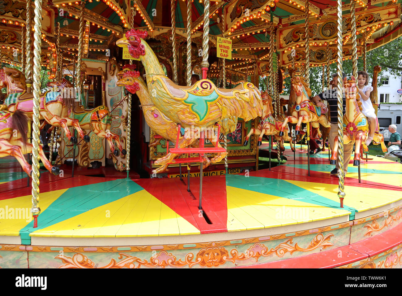 Bonds Victorian Fun Fair Grand Old Roundabout , Kew Fete, Kew Village ...