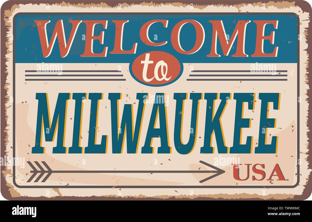 Visit milwaukee Stock Vector Images - Alamy