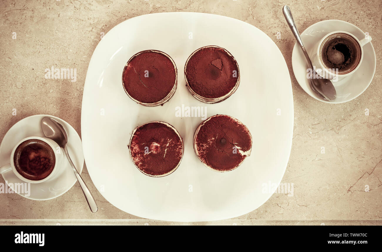 still-life with the cakes in cafe Stock Photo - Alamy
