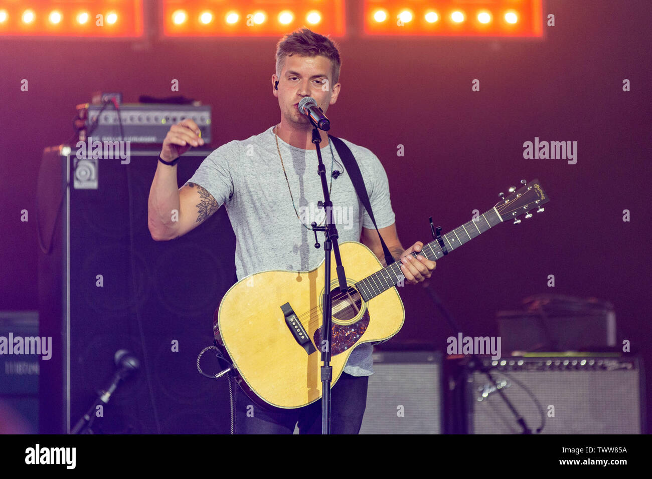 June 22, 2019 - Chicago, Illinois, U.S - LEVI HUMMON during the ...