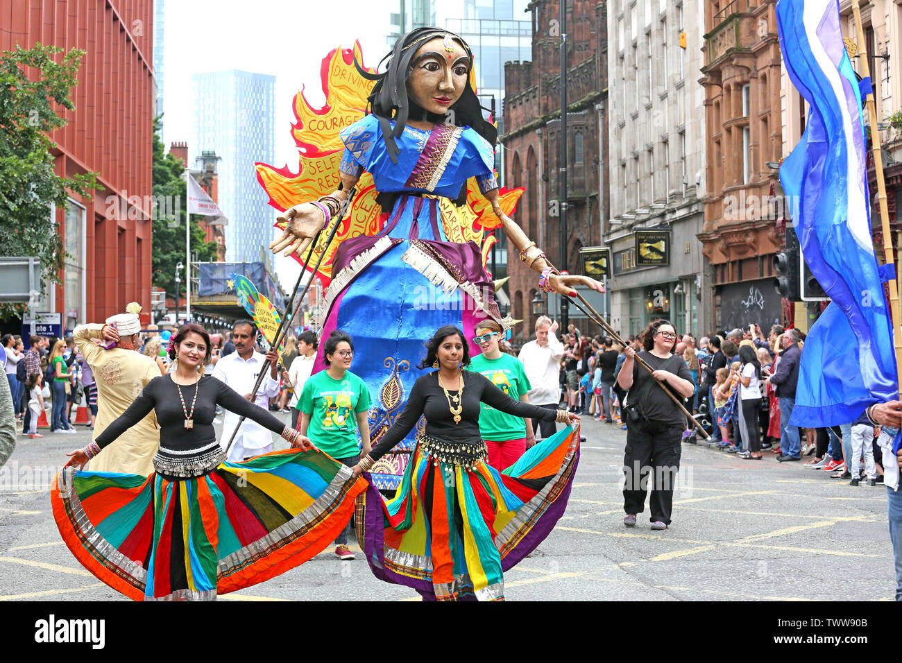 Manchester, UK, 23rd June, 2019. In it's tenth year the Manchester Day ...