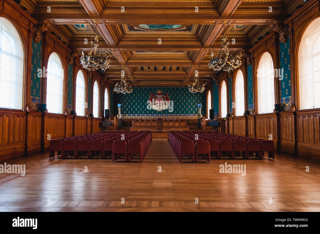 Inside The Oceanographic Museum, Monaco Stock Photo - Alamy