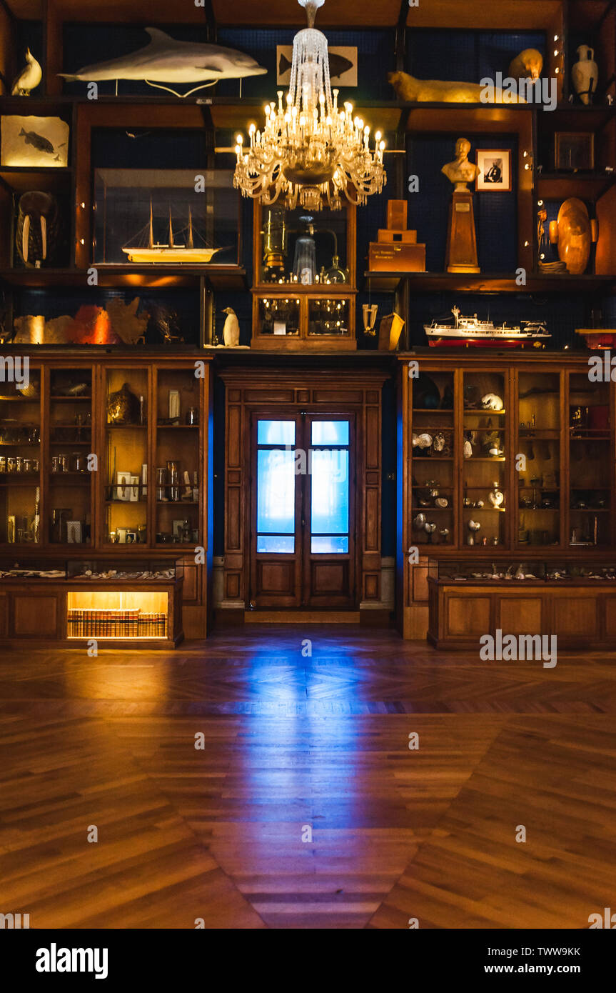 Inside The Oceanographic Museum, Monaco Stock Photo - Alamy