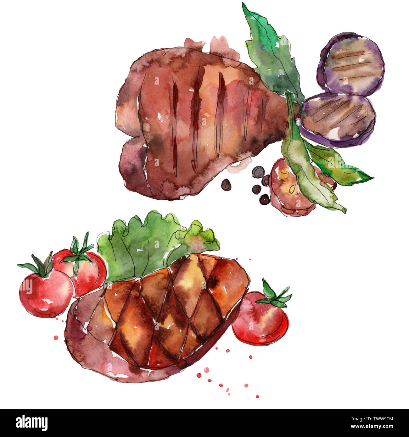 Grilled Steak Clipart