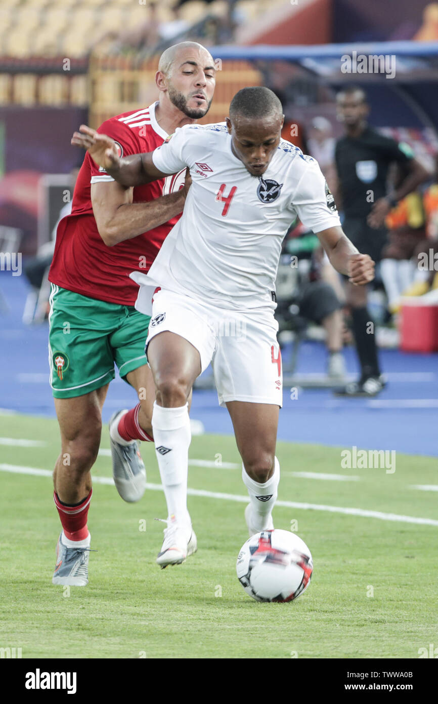 Kairo, Egypt. 23rd June, 2019. Soccer: Africa Cup, Morocco-Namibia ...