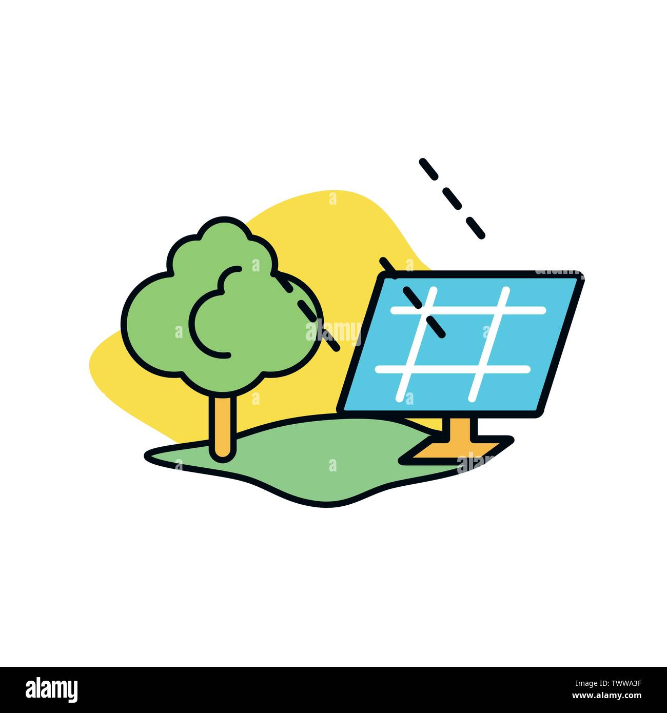 Solar panel design, Save energy power eco sustainable and environmental ...