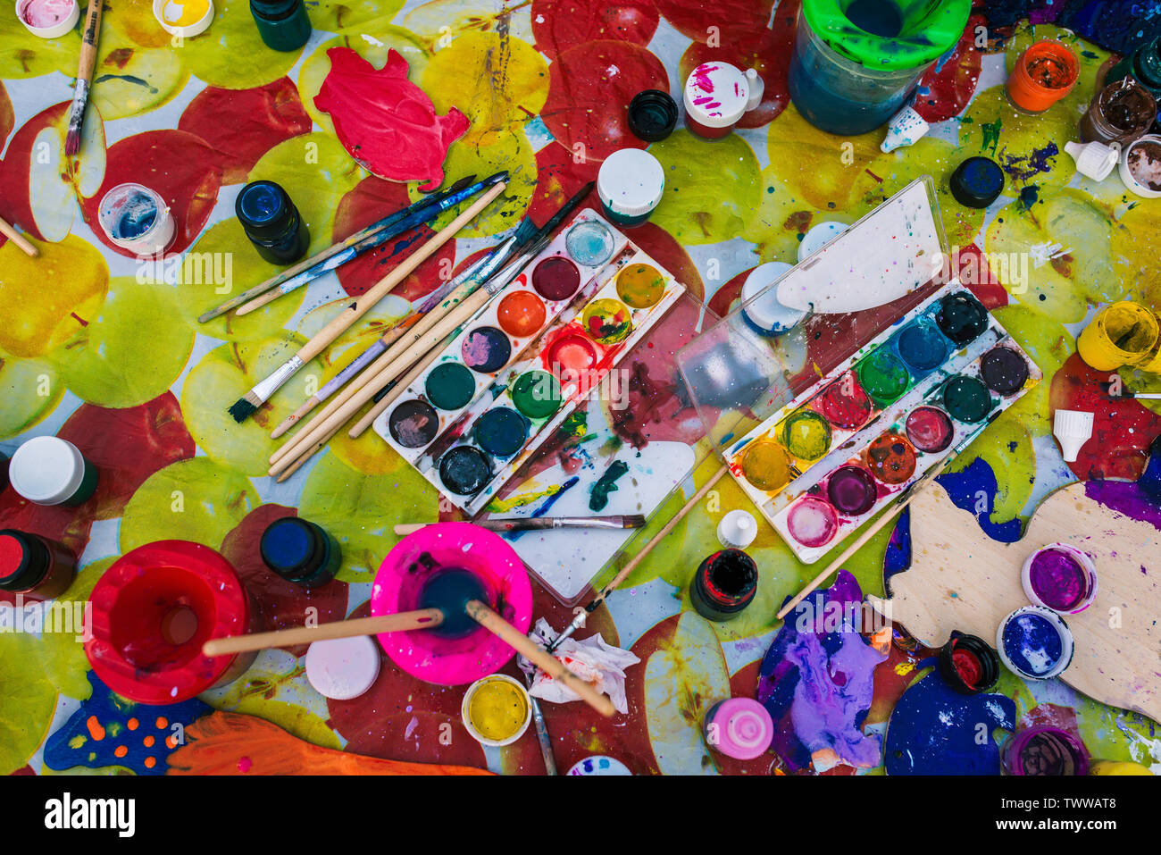 Process of paint hi-res stock photography and images - Alamy