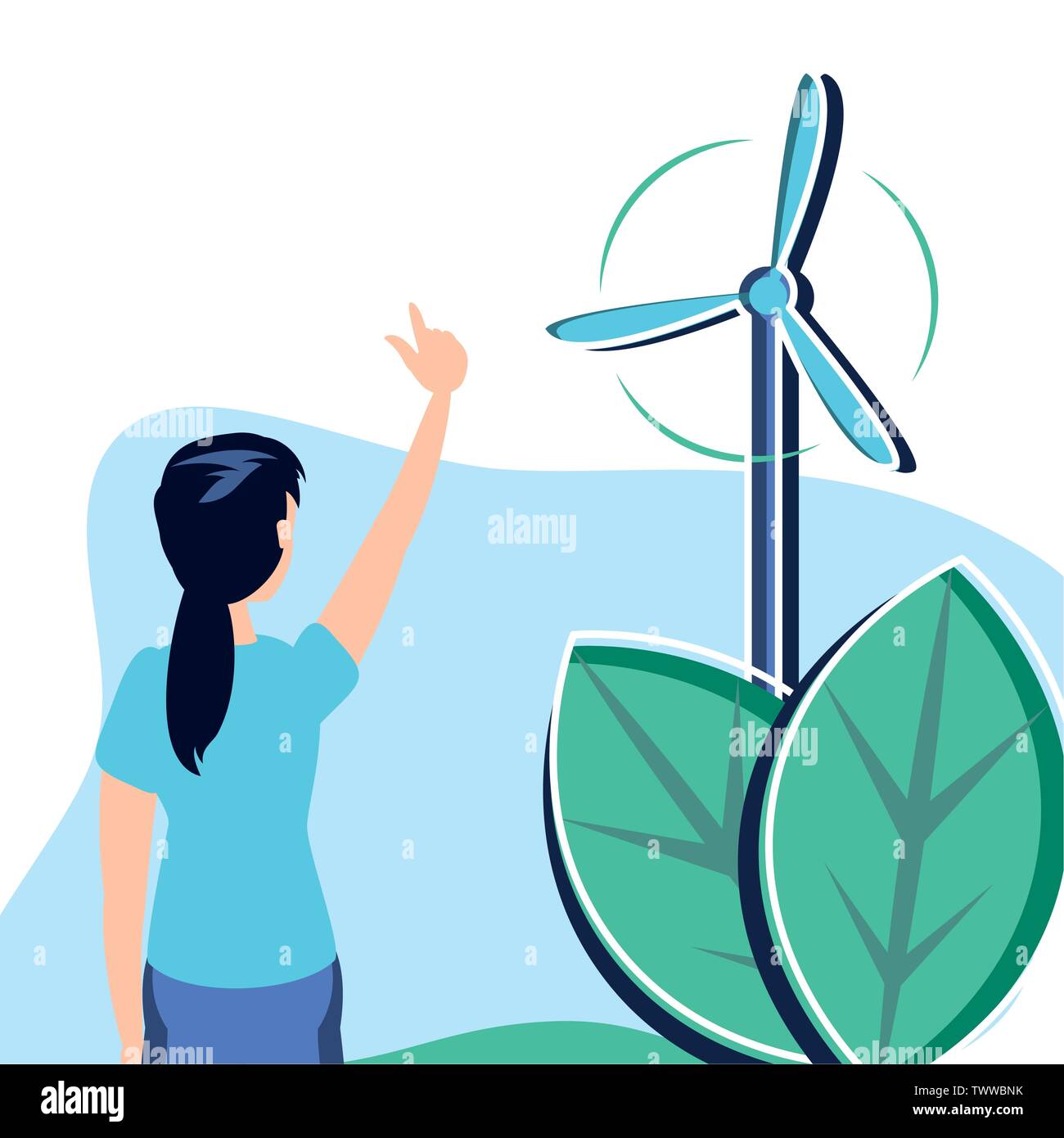 Avatar woman design, Sustainability eco friendly green recycle ecology ...