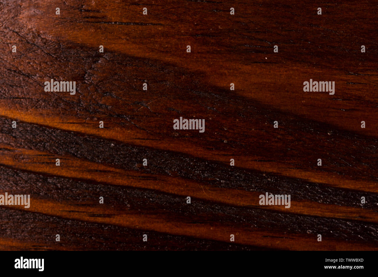 texture dark weathered teak wood with copper details, close up Stock ...