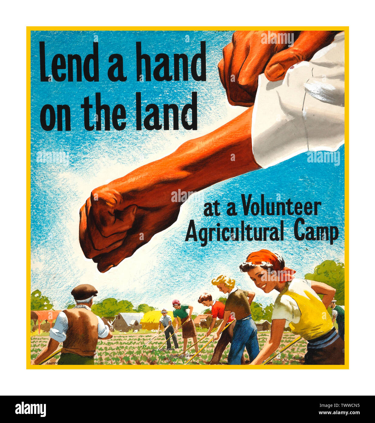 1940s British Ww2 Propaganda Poster High Resolution Stock Photography ...