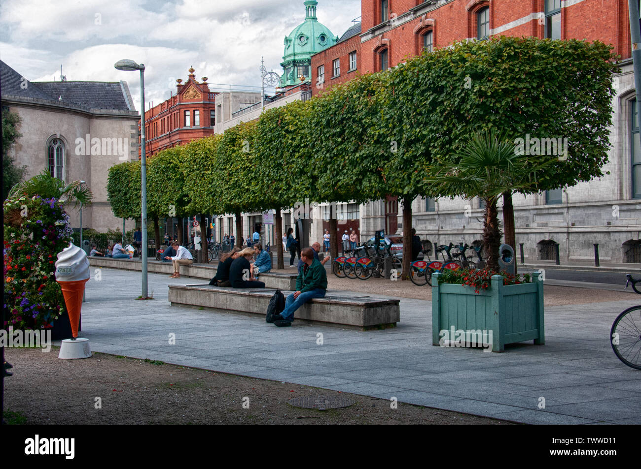 Dublin city centre Stock Photo - Alamy