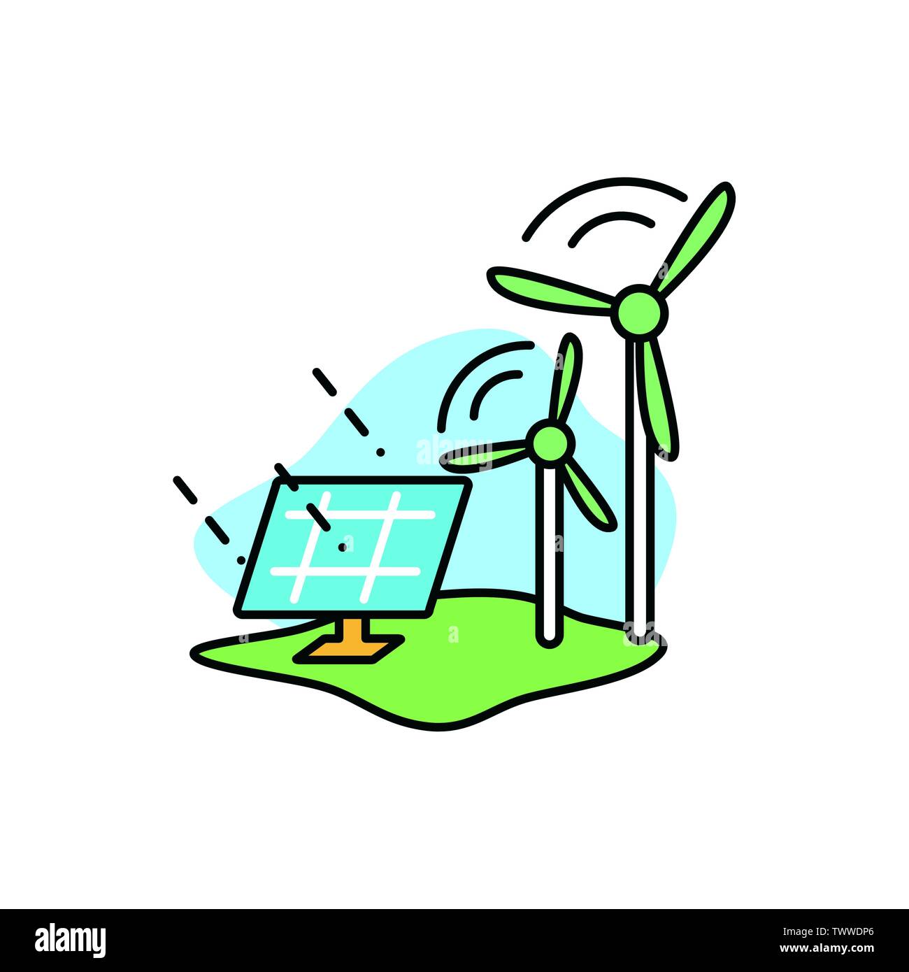 Solar panel design, Save energy power eco sustainable and environmental ...