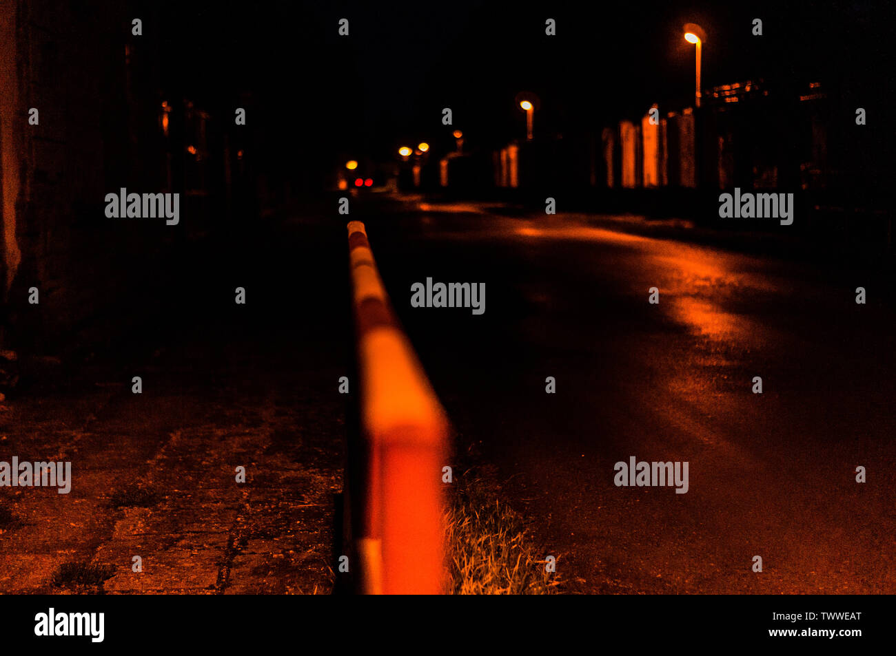 Night road morning hi-res stock photography and images - Alamy