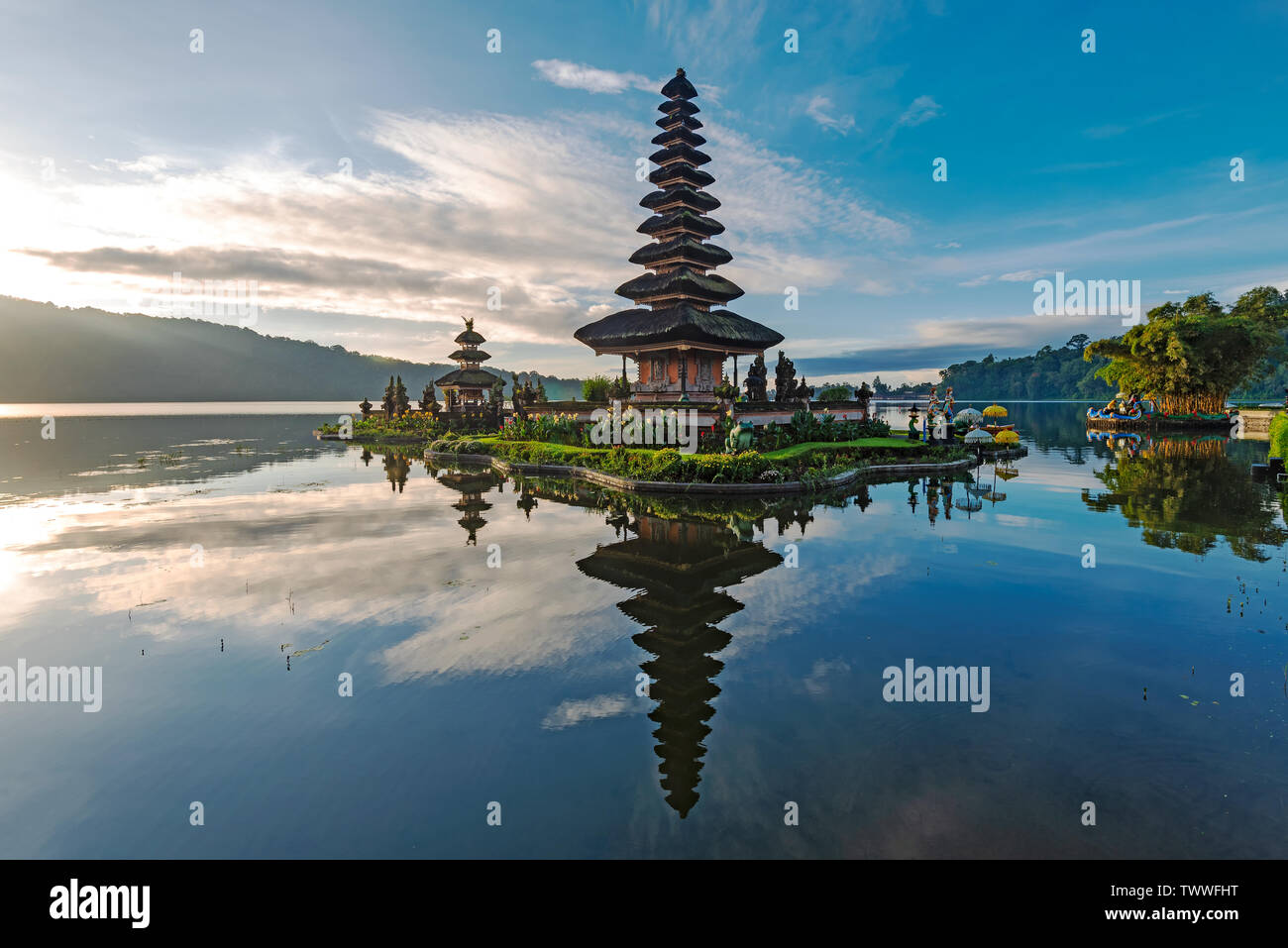 Pura Ulun Danu Beratan in Bedugul Bali Indonesia Stock Photo - Alamy