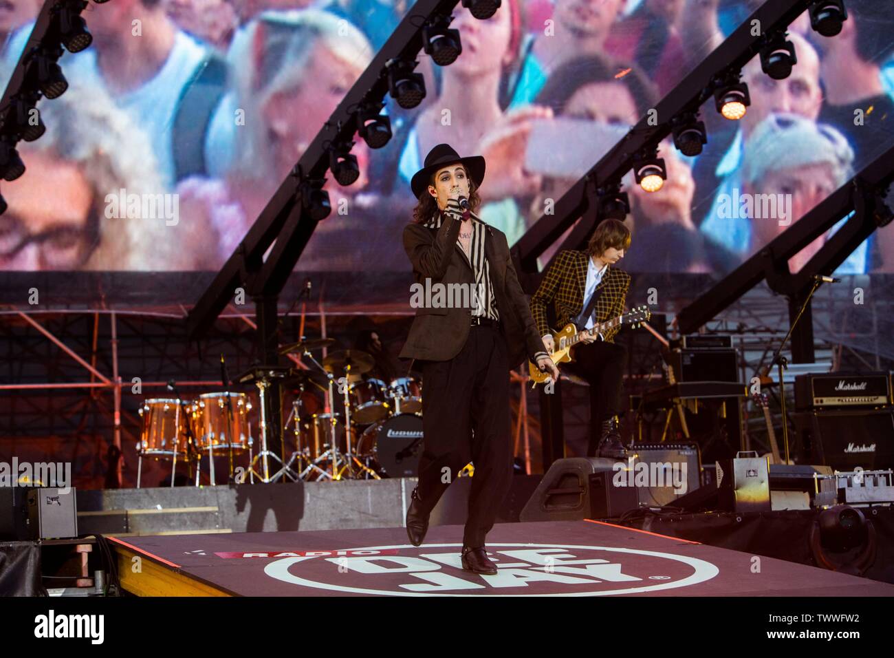 Damiano David from Maneskin in concert at Party Like a Deejay - Radio ...