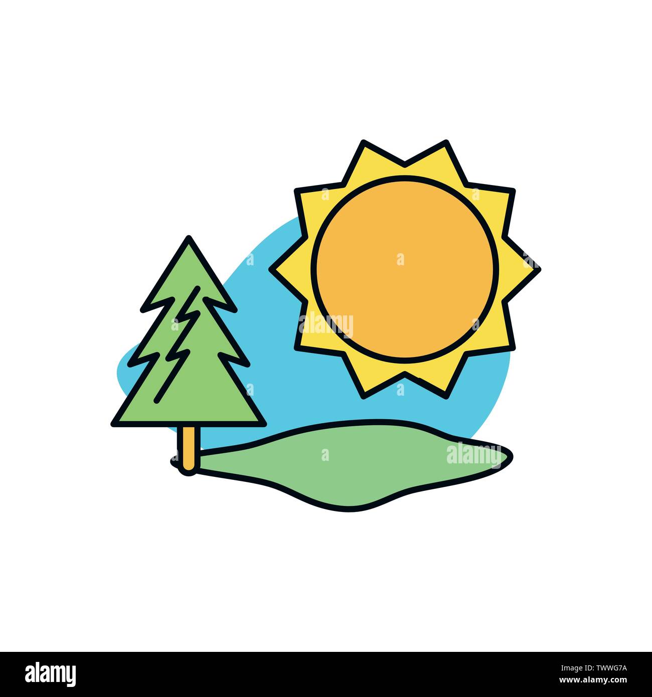 Sun design, Abstract summer nature tropical season holiday and Sunny ...