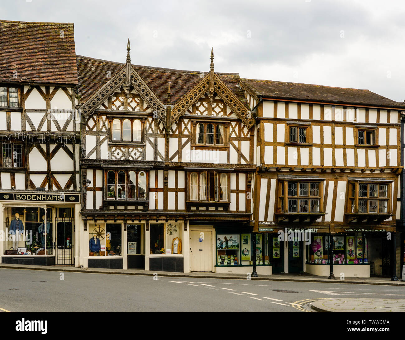 Ludlow town. An old medieval town well known in the Enlish civil war ...