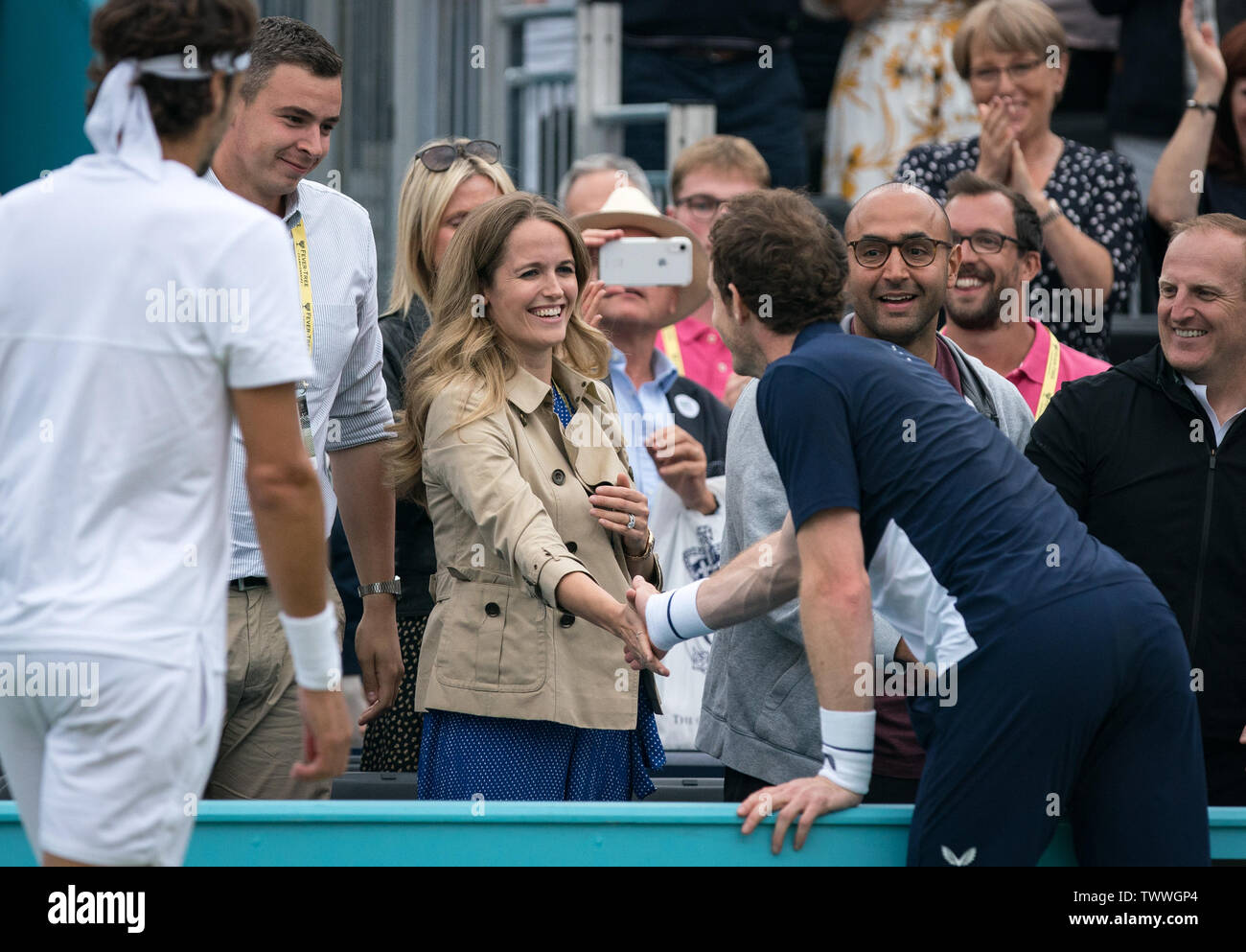 Kim Sears Ve Andy Murray öpücüğü