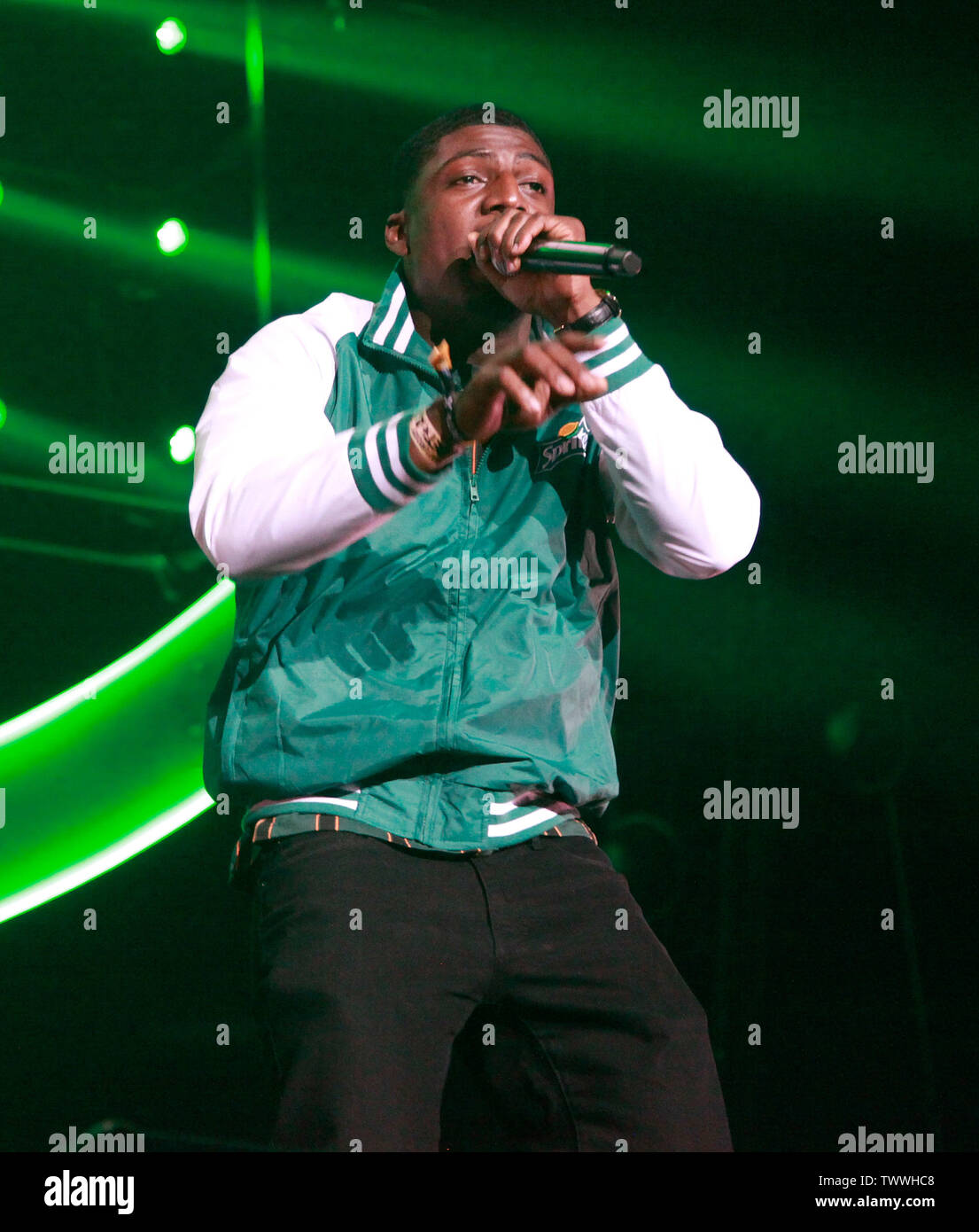 Los Angeles, USA. 22nd June, 2019. Bino performs at the 7th Annual BET ...
