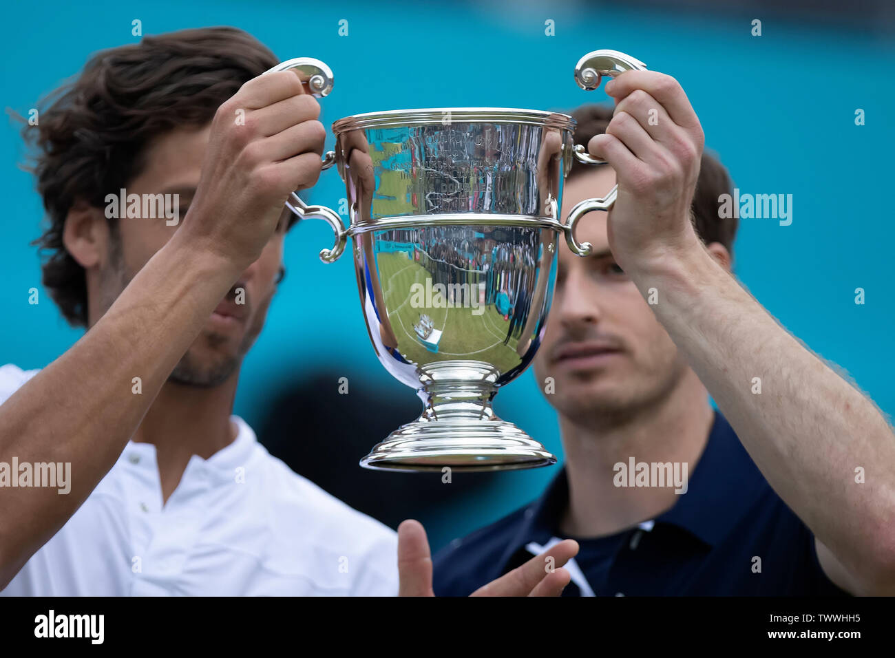 Queens Club, London, UK. 23rd June, 2019. The ATP Fever-Tree Tennis ...