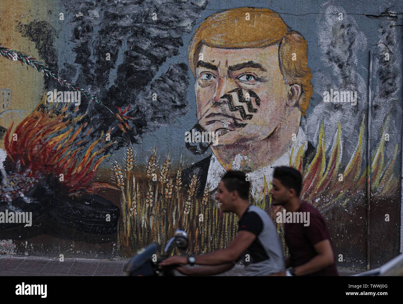 Gaza City, The Gaza Strip, Palestine. 23rd June, 2019. Palestinian ...
