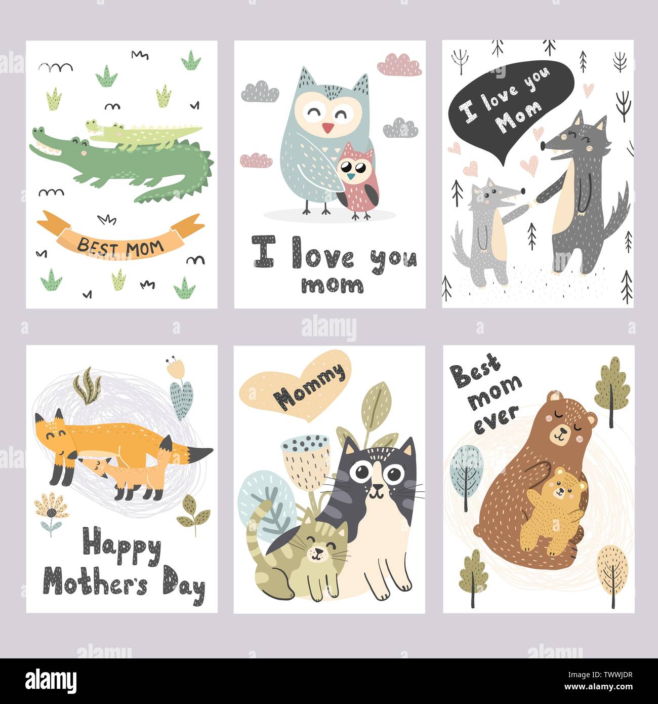 Wolf pup care Stock Vector Images - Alamy