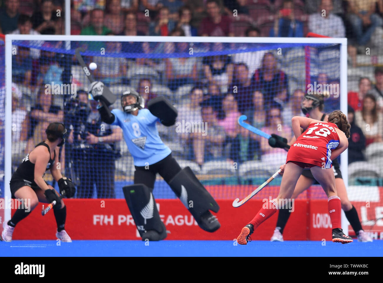 Twickenham Stoop, Twickenham, UK. 23rd June, 2019. FIH Pro League ...