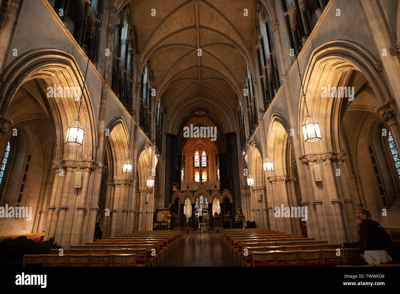 Christ church cathedral dublin interior hi-res stock photography and ...